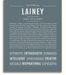 Lainey | Name Art Print – Name Stories