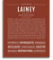 Lainey | Name Art Print – Name Stories