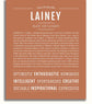 Lainey | Name Art Print – Name Stories