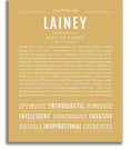 Lainey | Name Art Print – Name Stories