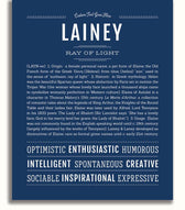 Lainey | Name Art Print – Name Stories