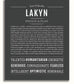 Lakyn | Name Art Print – Name Stories