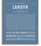 Landyn (male) | Name Art Print – Name Stories