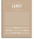 Laney | Name Art Print – Name Stories