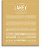 Laney | Name Art Print – Name Stories
