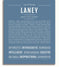 Laney | Name Art Print – Name Stories