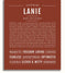 Lanie | Name Art Print – Name Stories