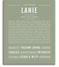Lanie | Name Art Print – Name Stories