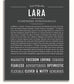 Lara | Name Art Print – Name Stories