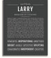 Larry | Name Art Print – Name Stories