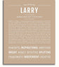 Larry | Name Art Print – Name Stories