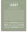 Larry | Name Art Print – Name Stories