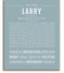 Larry | Name Art Print – Name Stories