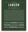Lawson | Name Art Print – Name Stories