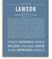 Lawson | Name Art Print – Name Stories
