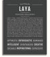 Laya | Name Art Print – Name Stories