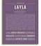 Layla | Name Art Print – Name Stories