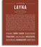 Layna | Name Art Print – Name Stories
