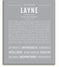 Layne (male) | Name Art Print – Name Stories