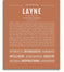 Layne (male) | Name Art Print – Name Stories