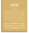 Layne (male) | Name Art Print – Name Stories