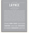 Laynee | Name Art Print – Name Stories