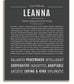 Leanna | Name Art Print – Name Stories