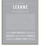 Leanne | Name Art Print – Name Stories