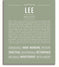 Lee (female) | Name Art Print – Name Stories