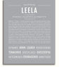 Leela Personalized Name Meaning Art Prints – Name Stories