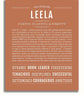 Leela Personalized Name Meaning Art Prints – Name Stories