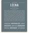 Leena | Name Art Print – Name Stories