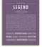 Legend | Name Art Print – Name Stories