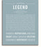 Legend | Name Art Print – Name Stories