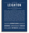 Leighton (male) | Name Art Print – Name Stories