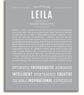 Leila | Name Art Print – Name Stories
