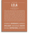 Lela | Name Art Print – Name Stories