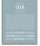 Lela | Name Art Print – Name Stories