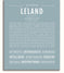 Leland | Name Art Print – Name Stories