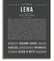Lena | Name Art Print – Name Stories