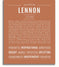 Lennon Personalized Name Meaning Art Prints – Name Stories