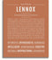 Lennox Personalized Name Meaning Art Prints – Name Stories