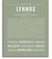 Lennox Personalized Name Meaning Art Prints – Name Stories