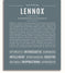 Lennox Personalized Name Meaning Art Prints – Name Stories