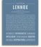 Lennox Personalized Name Meaning Art Prints – Name Stories