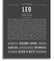 Leo | Name Art Print – Name Stories