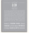 Leo | Name Art Print – Name Stories