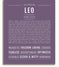 Leo Personalized Name Meaning Art Prints – Name Stories