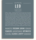 Leo | Name Art Print – Name Stories