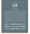 Leo | Name Art Print – Name Stories